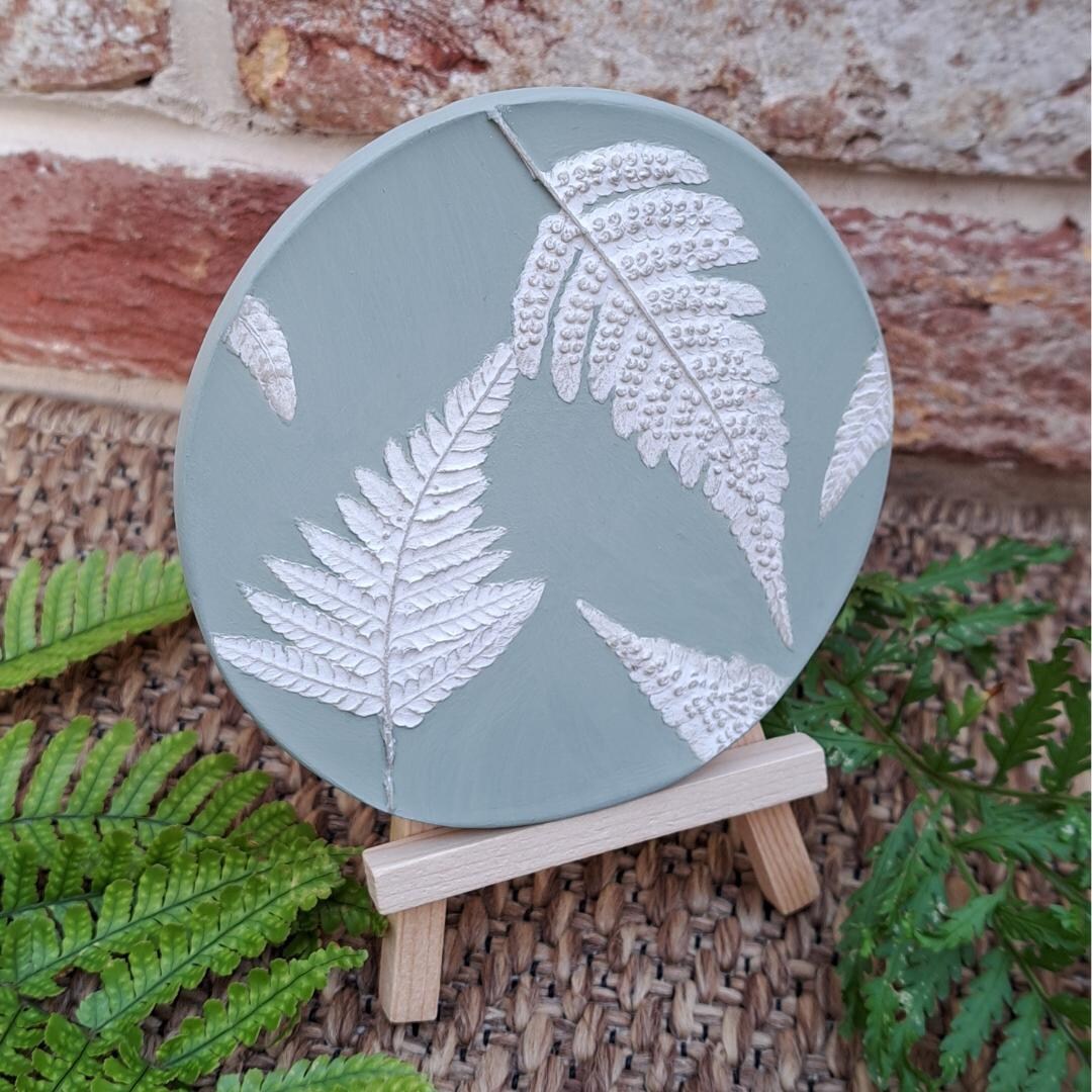 Botanical Plaster Cast - Fern Foray (hedgerow Collection) Home Autumn ...
