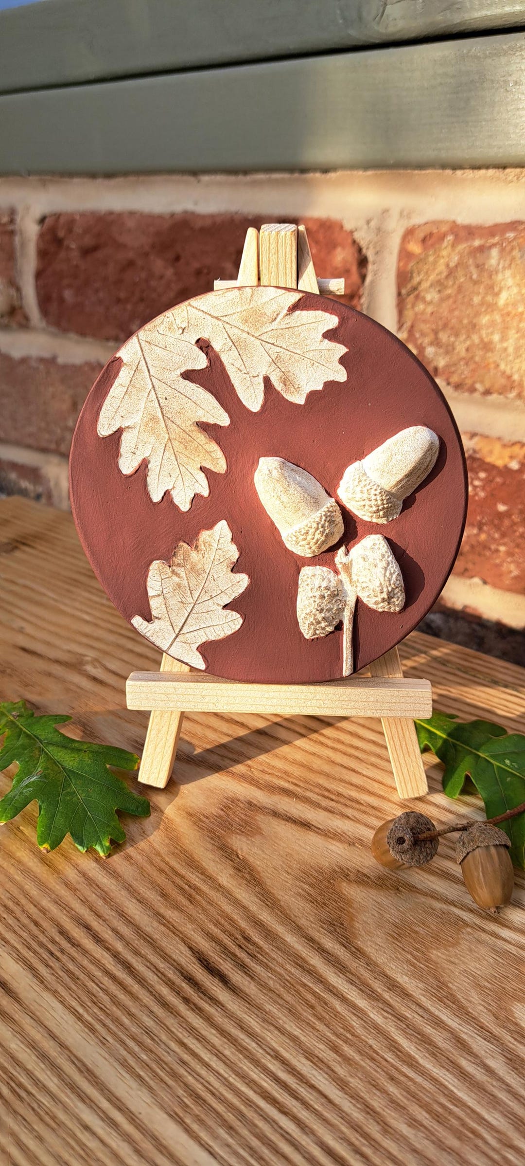 Botanical Plaster Cast - Acorn & Oak (hedgerow Collection) Home Autumn ...