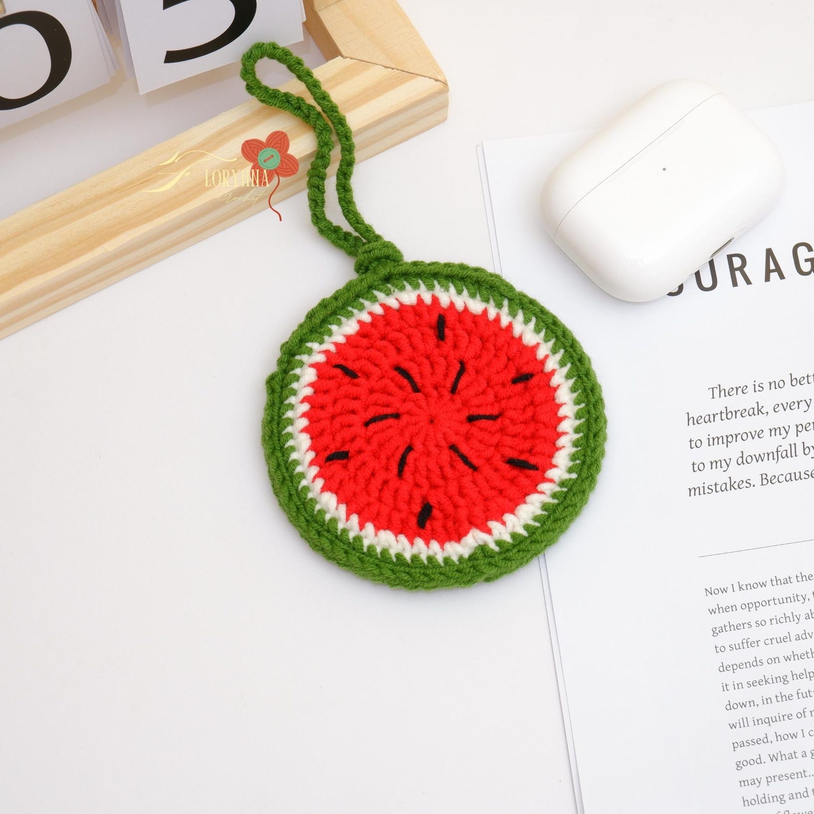Fruit Coin Pouch Crochet Pattern PDF, Cute Watermelon Pouch, Handmade ...