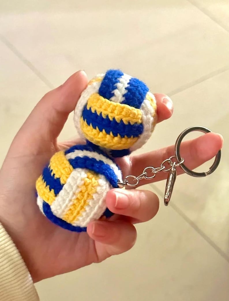 Mini Volleyball Crochet PDF Pattern - Beginner Friendly Crochet ...