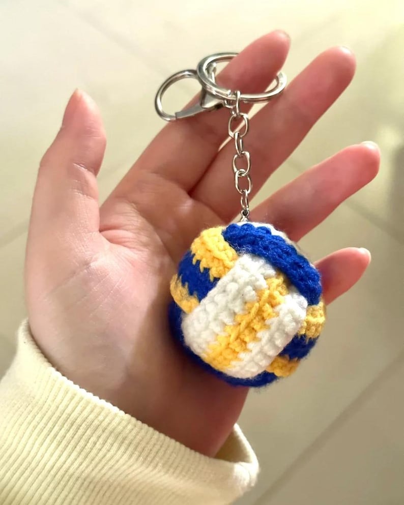 Mini Volleyball Crochet PDF Pattern - Beginner Friendly Crochet ...