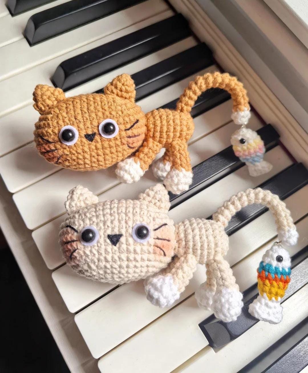 Silly Cat Crochet PDF Pattern - How to Crochet Small Cat Amigurumi ...