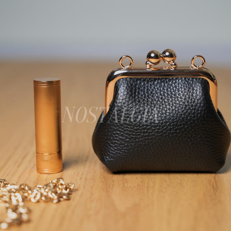 Kiss Lock Handbag - Etsy UK
