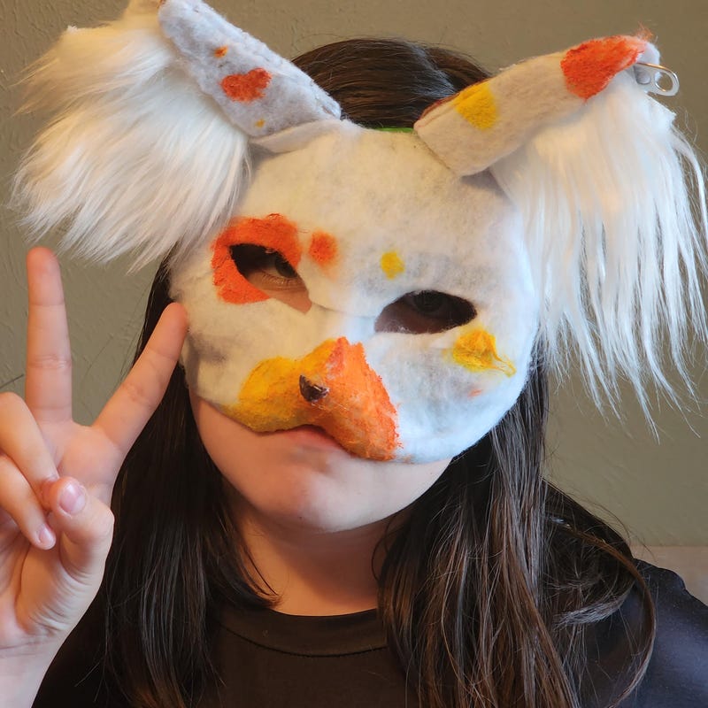 Calico Cat Therian Mask - Etsy