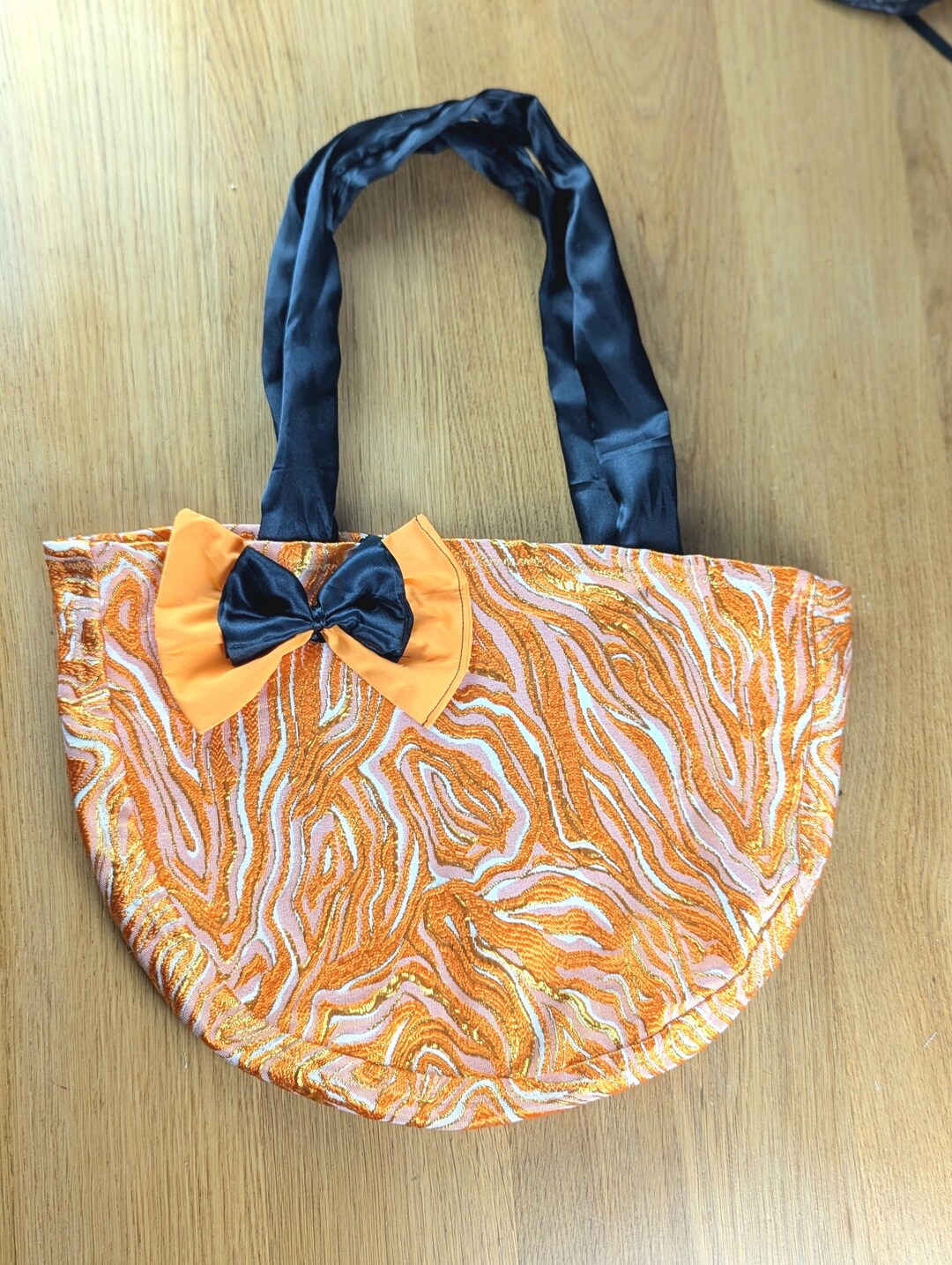Fire Orange Half Moon Handbag – Vibrant Elegance and Couture Boldness ...