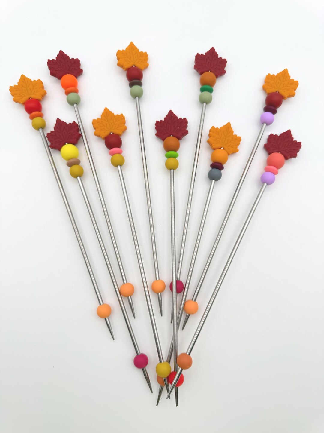 Maple Leaf Amigurumi Sewing Sticks: Crochet Plush Knitting Needles - Etsy