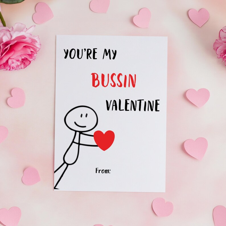 Gen Alpha Slang Valentine Cards, Funny Meme Valentines (PDF Printable ...