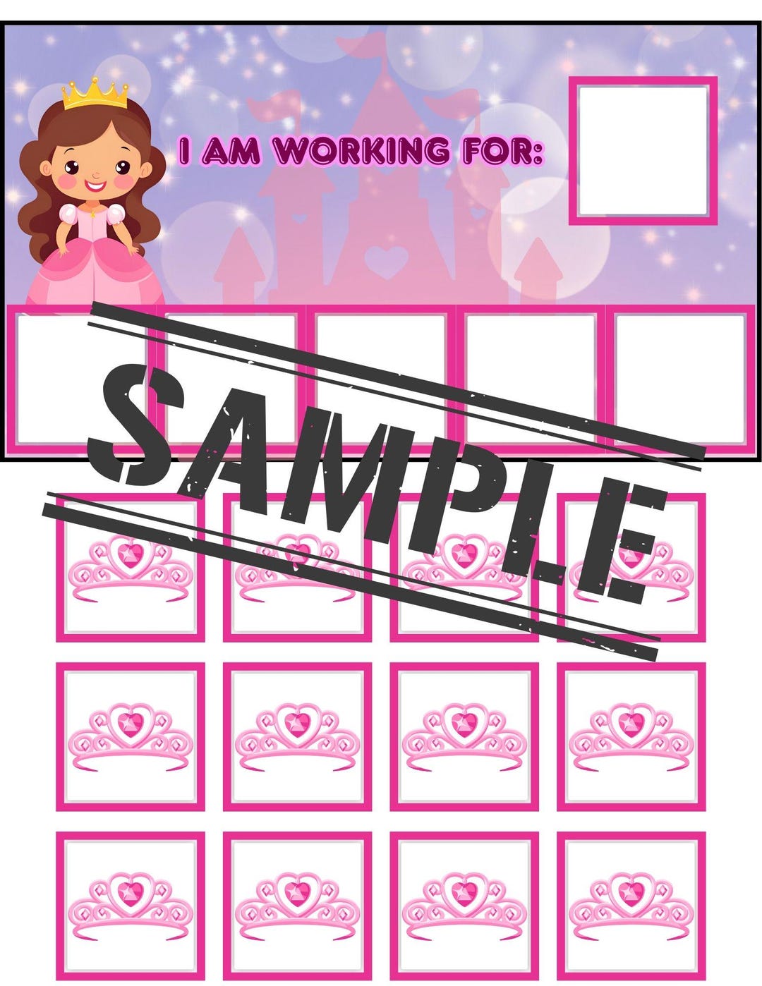 RBT Essentials: Printable & Digital ABA Resources Princess Token Board ...