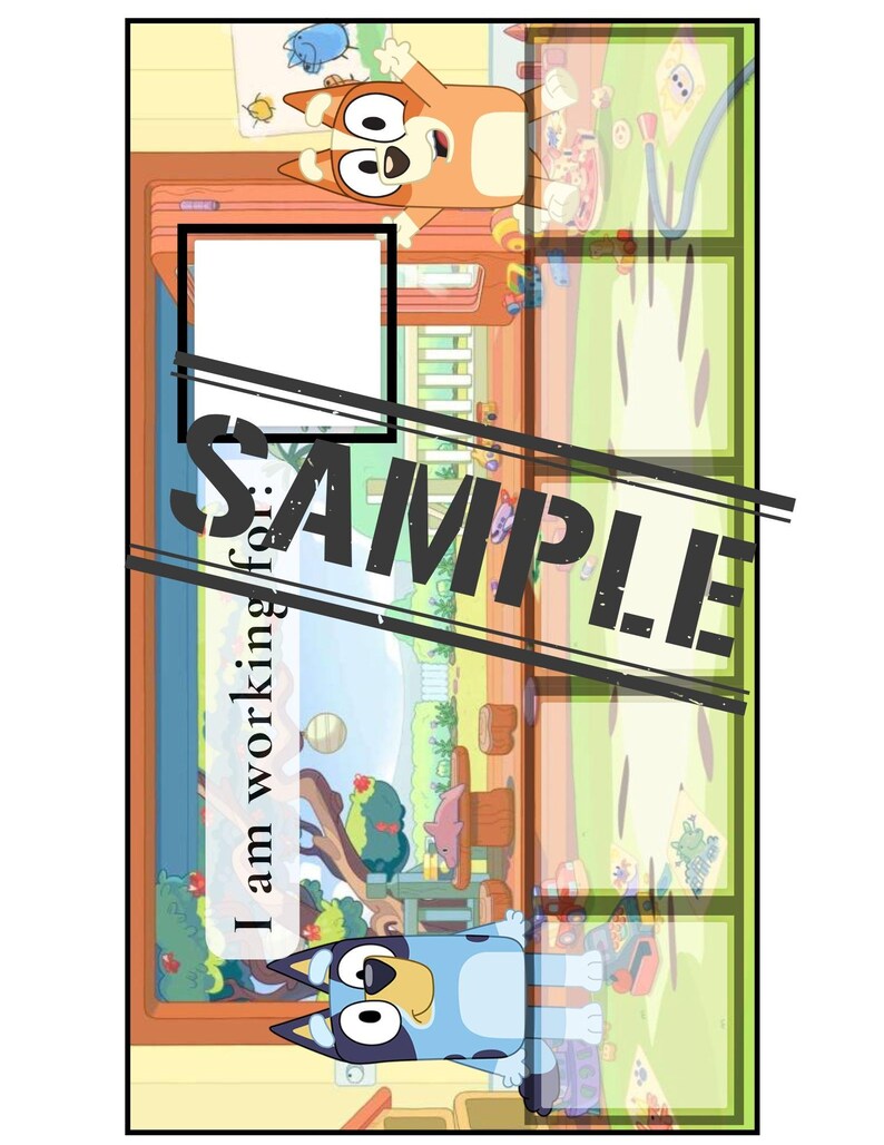 Bluey Token Board. RBT Working Material. - Etsy