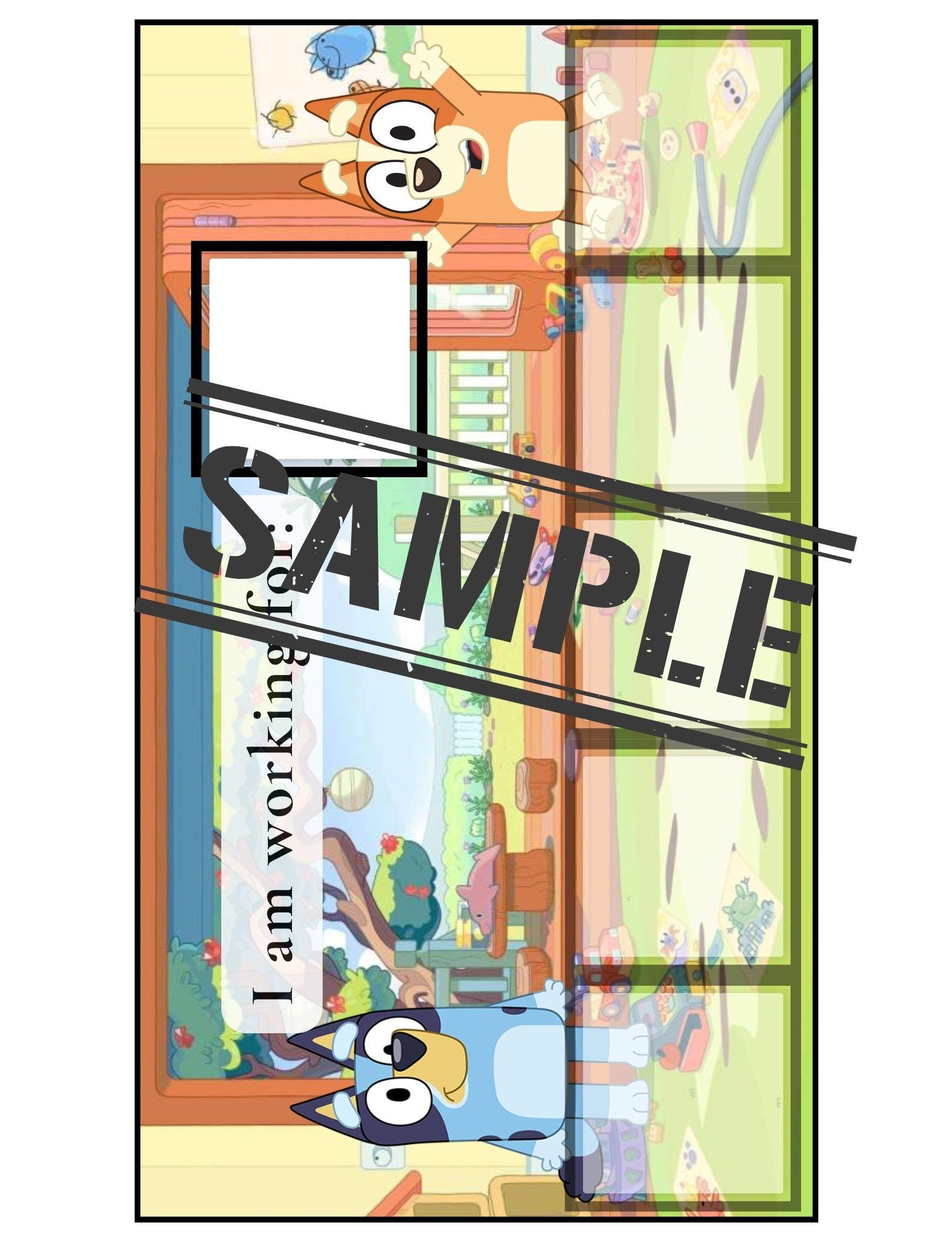 Bluey Token Board. RBT Working Material. - Etsy