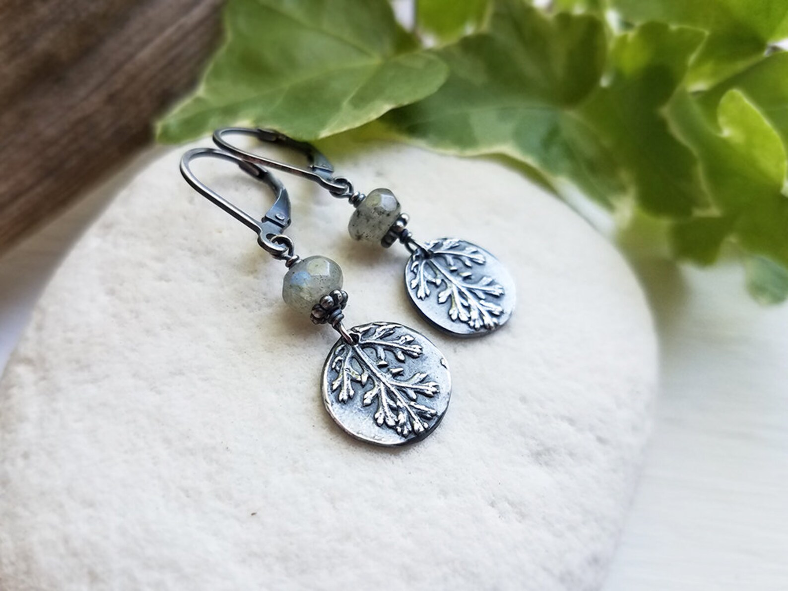 Achillea Millefolium Yarrow Leaves Pure Silver Real - Etsy