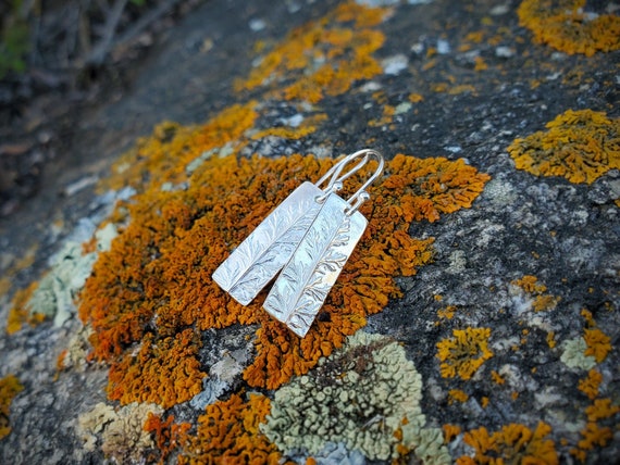 Tiny Achillea Millefolium Yarrow Leaf Pure Silver - Etsy