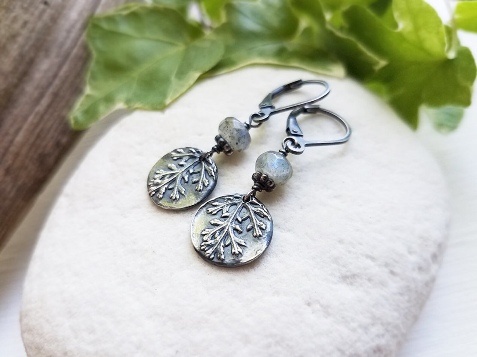 Achillea Millefolium Yarrow Leaves Pure Silver Real - Etsy