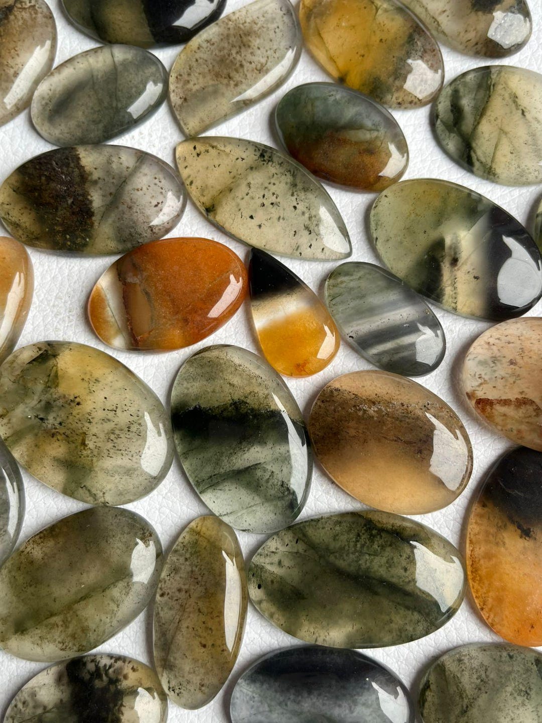 Natural Fanta Zade Cabochons – Oval & Fancy Shapes - Etsy