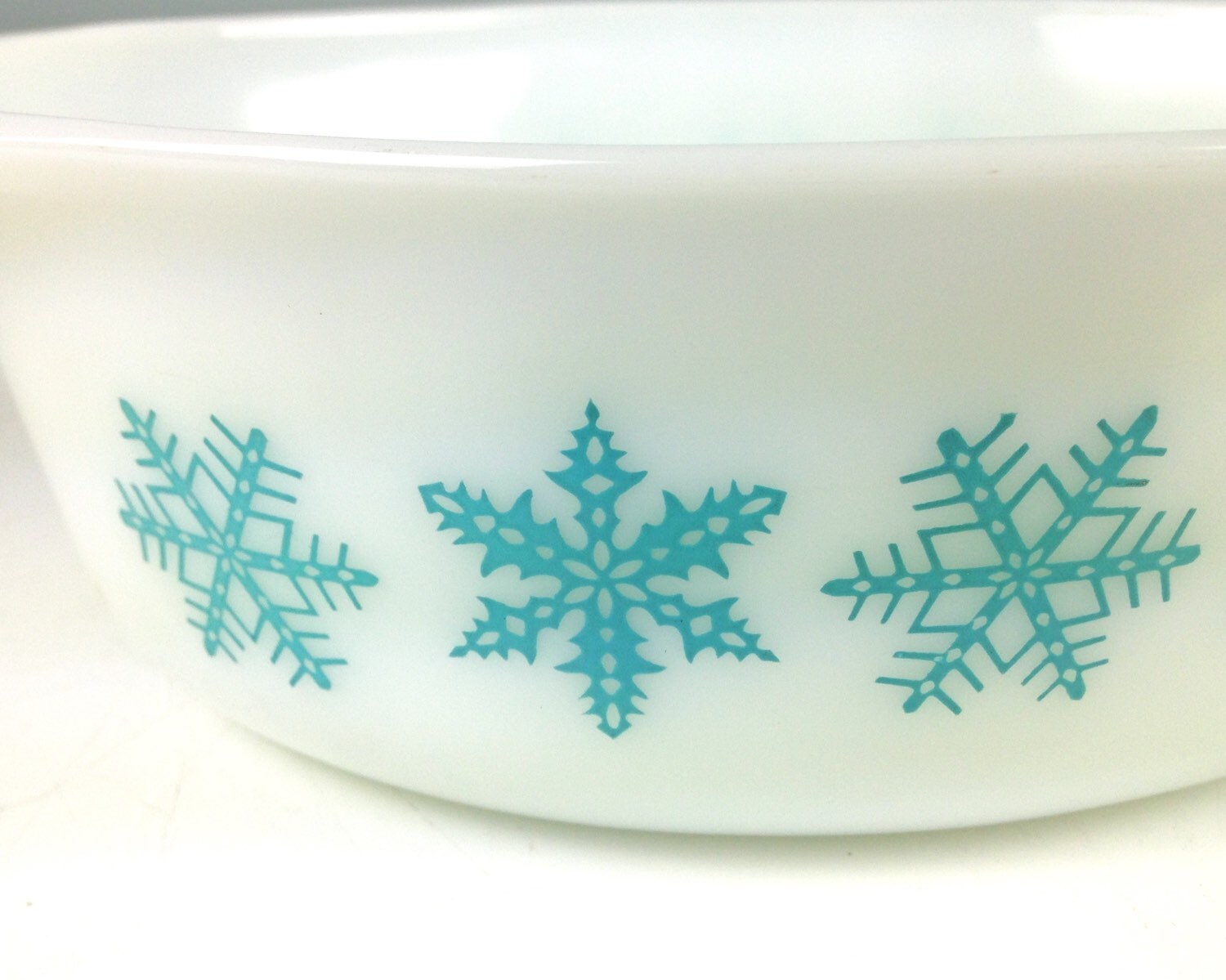 Vintage Pyrex Snowflake Casserole Dish With Lid Turquoise - Etsy