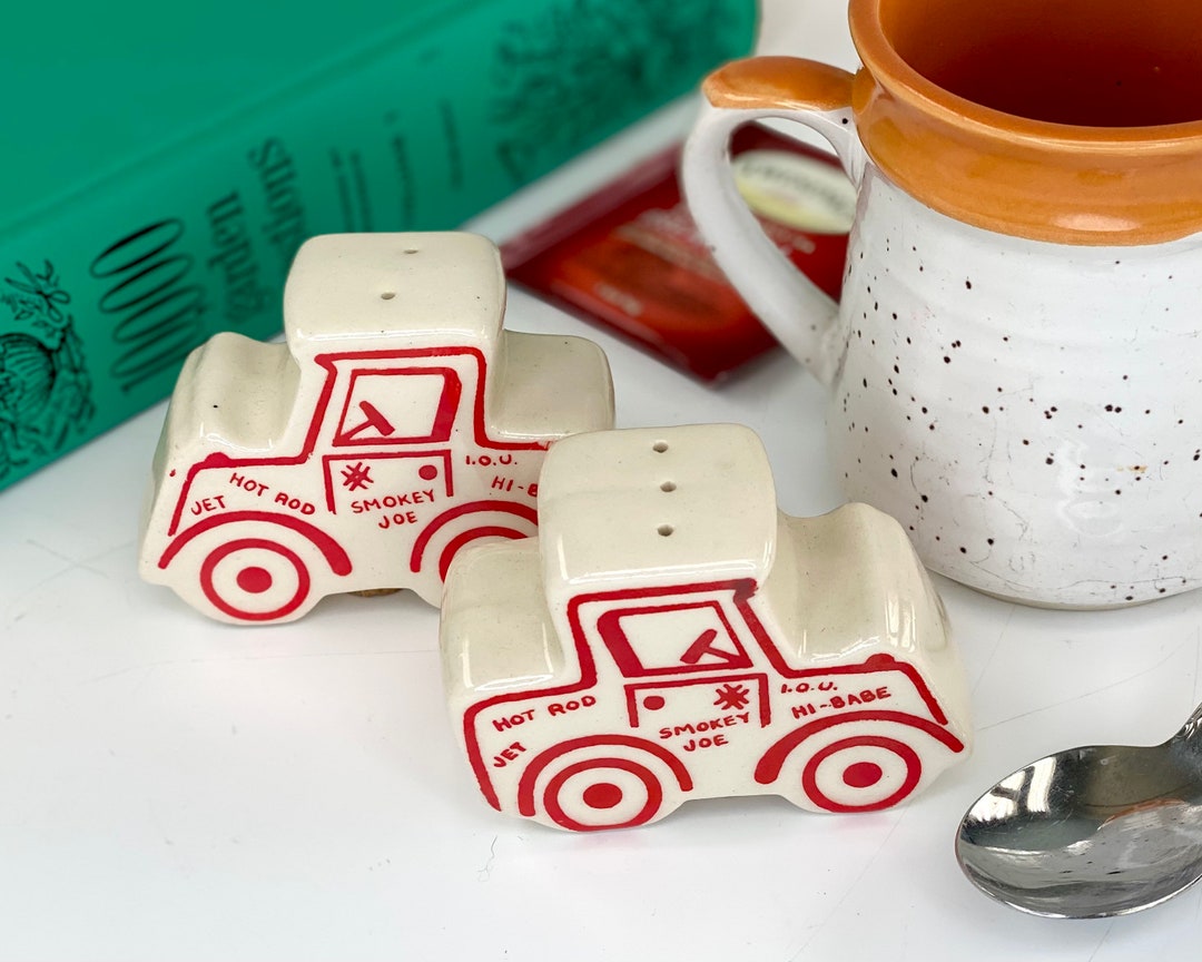 Smokey Joe Hot Rod Salero y Pimenteros, Decoración de Car Guy - Etsy España