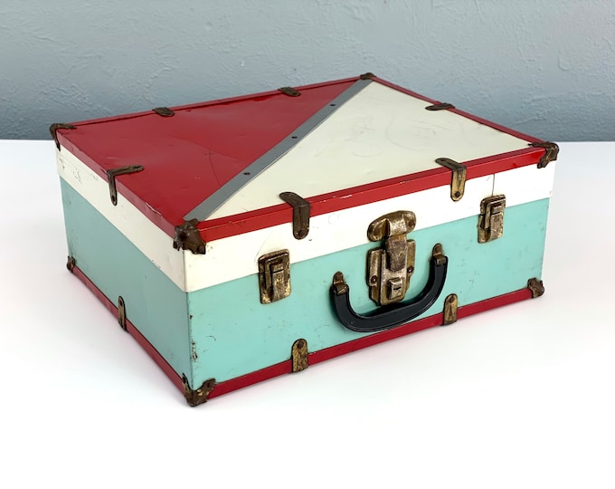Vintage Roller Skates Case, Red White and Blue Roller Skate Accessories ...