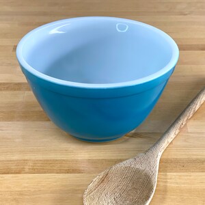 Small Blue Pyrex Primary Color Mixing Bowl, Pyrex Nesting Bowl, Blue ...