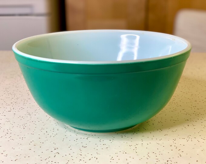 No Number Green Pyrex Primary Color Mixing Bowl, Pyrex Nesting Bowl ...