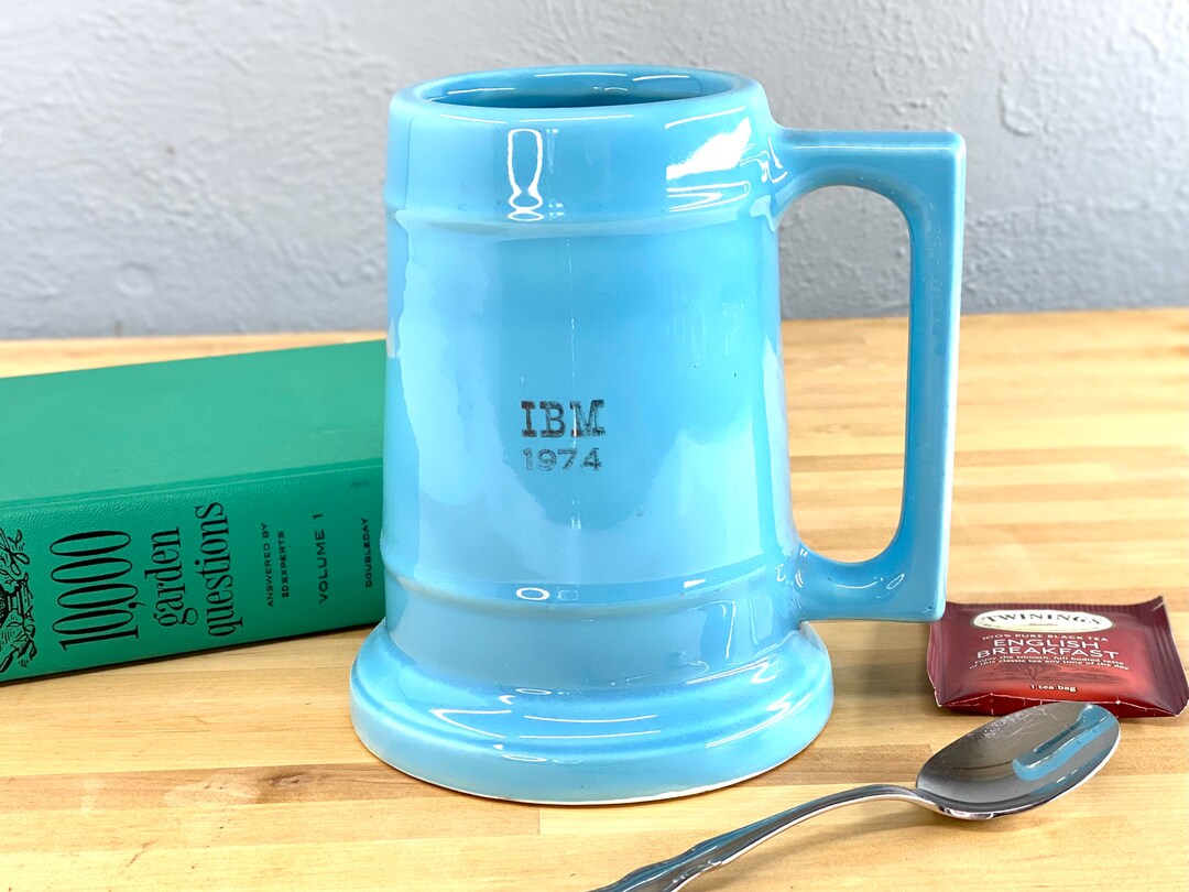 Rare Vintage 1974 IBM Mug Beer Stein by American Decorators Trenton New ...