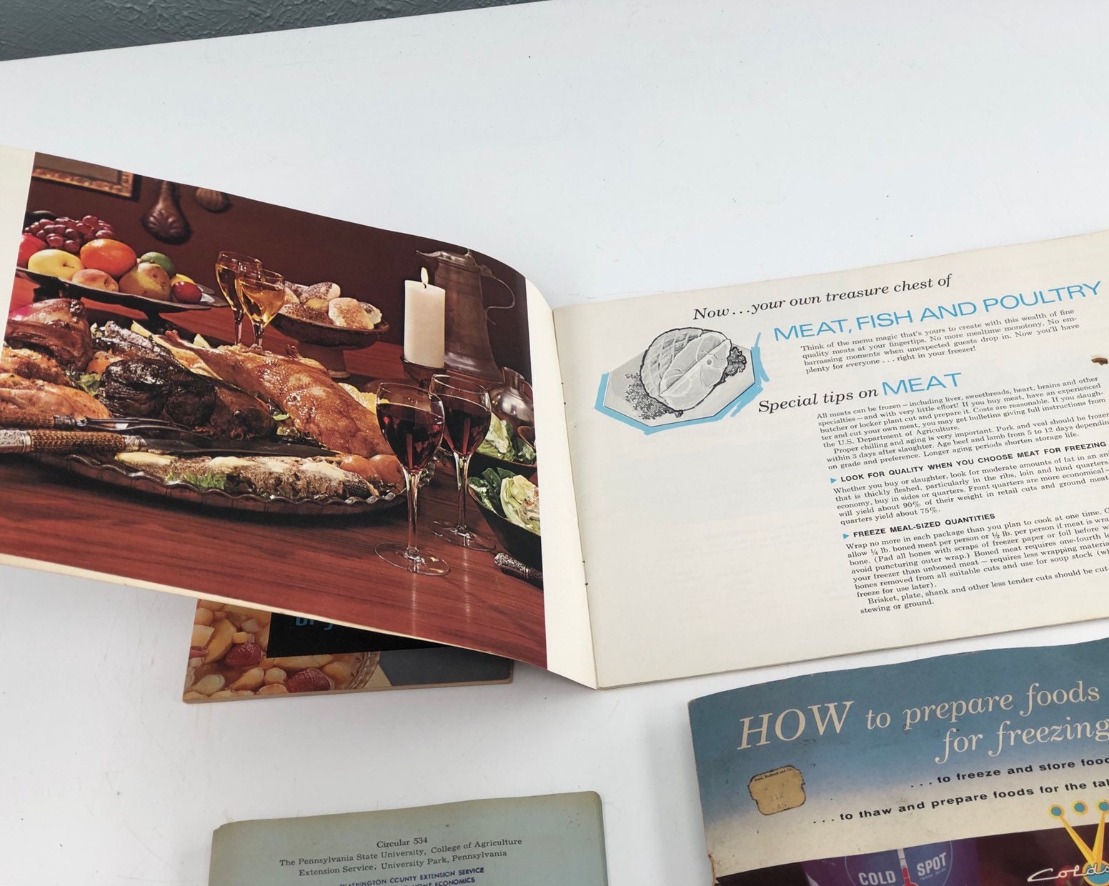 1940s / 1950s How to Freeze Freezer Cook Book Collection | Etsy