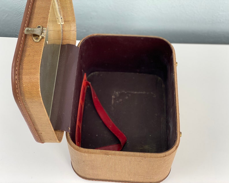 Vintage J C Higgins Tweed Train Case Cosmetic Case Small - Etsy