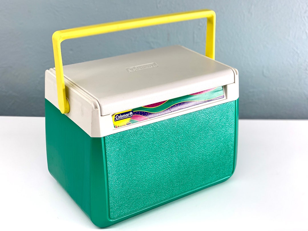 Vintage 1980s Coleman Cooler, 1990s Vintage Cooler, Model 5210, Made in ...
