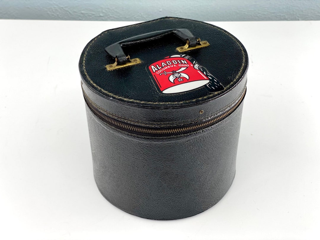 Rare Vintage Fez Hat Box, Vintage Masonic Aladdin Hat, Columbus Ohio ...