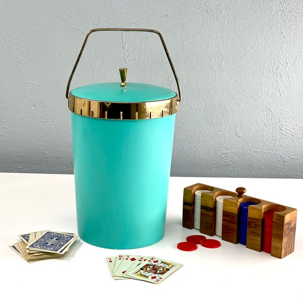 Turquoise Ice Bucket - Etsy