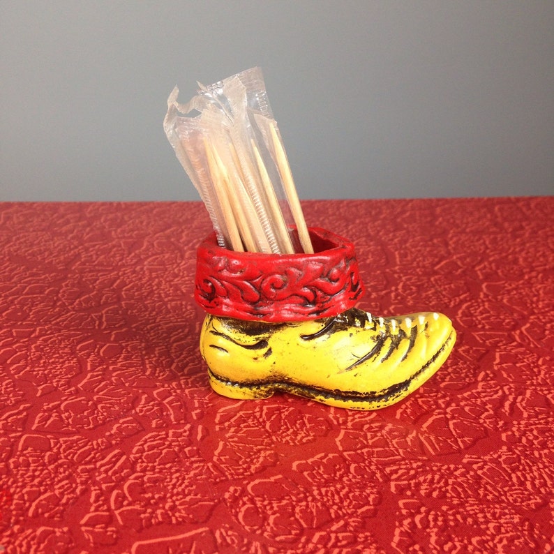 Cute Little Cowboy Boot Toothpick Holder - Etsy