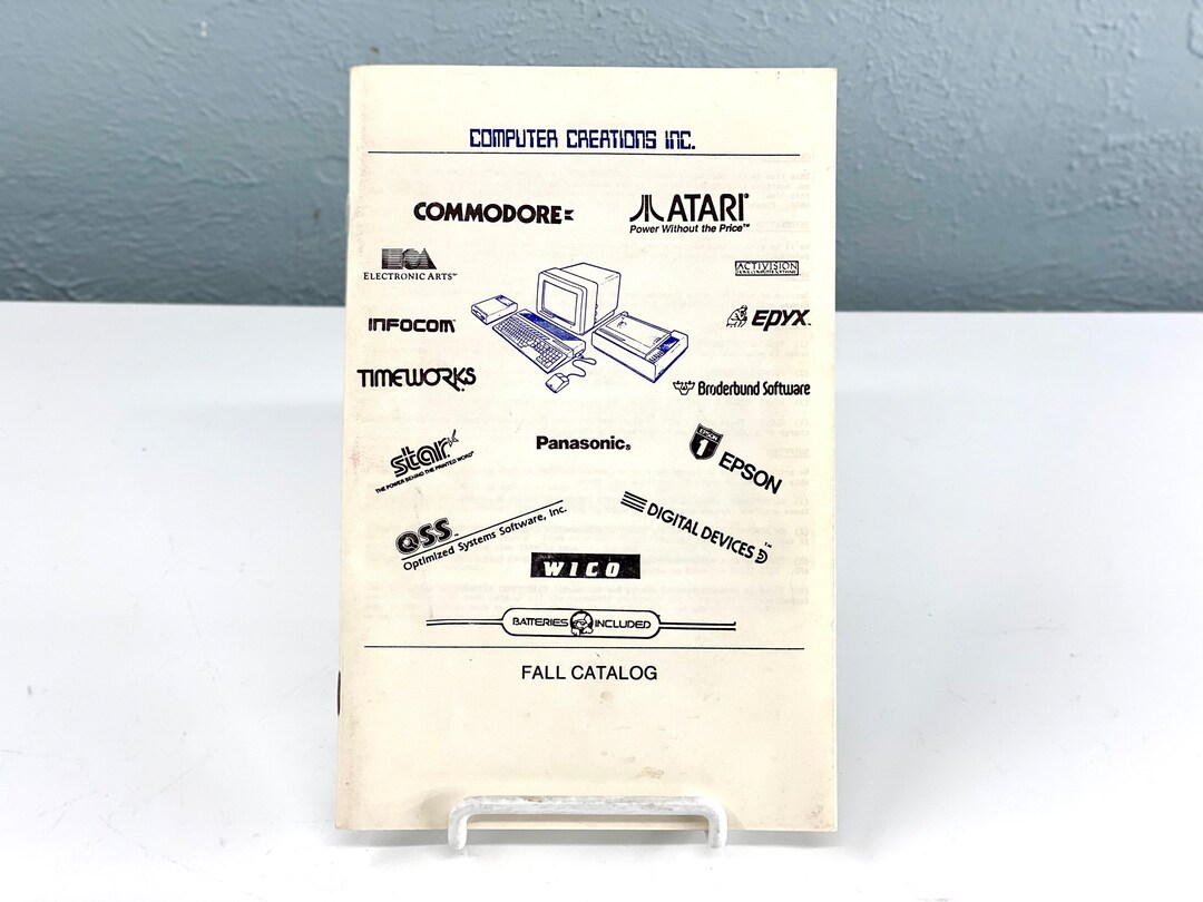 Rare 1980s Computer Creations INC Fall Catalog, 1985 Ephemeral, Early ...