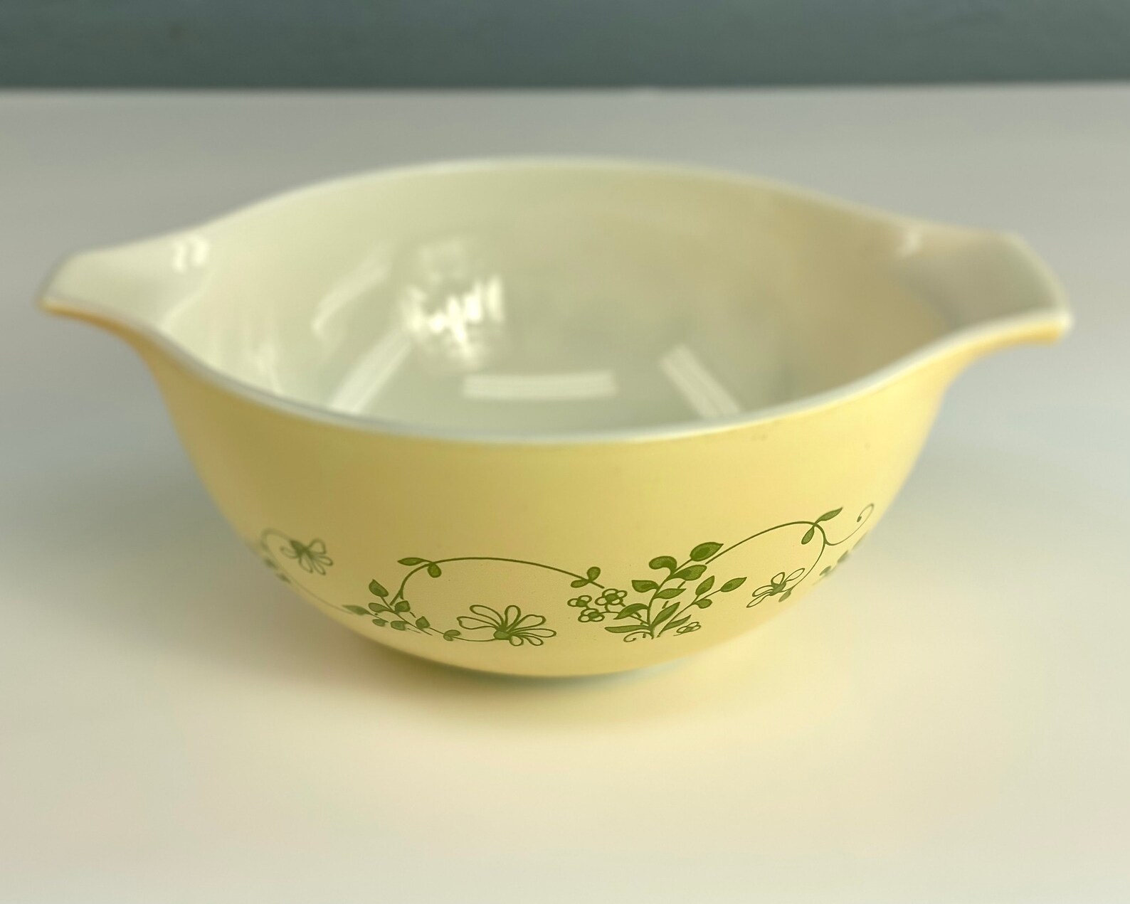 Shenandoah Pyrex Bowl, Pyrex, 1980s Vintage Pyrex Batter Bowl, Flower ...