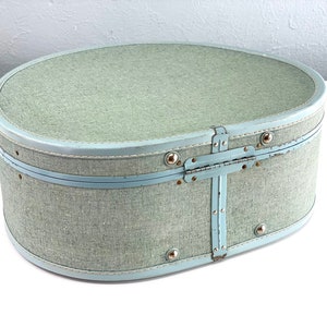 Vintage Round Royal Traveller Hat Box, Round Samsonite Luggage, Hatbox ...