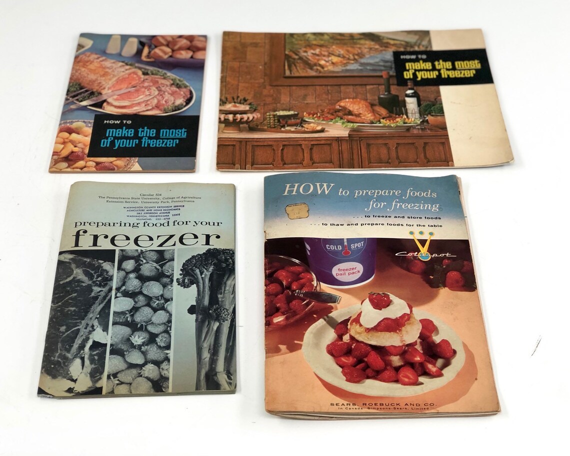 1940s / 1950s How to Freeze Freezer Cook Book Collection - Etsy