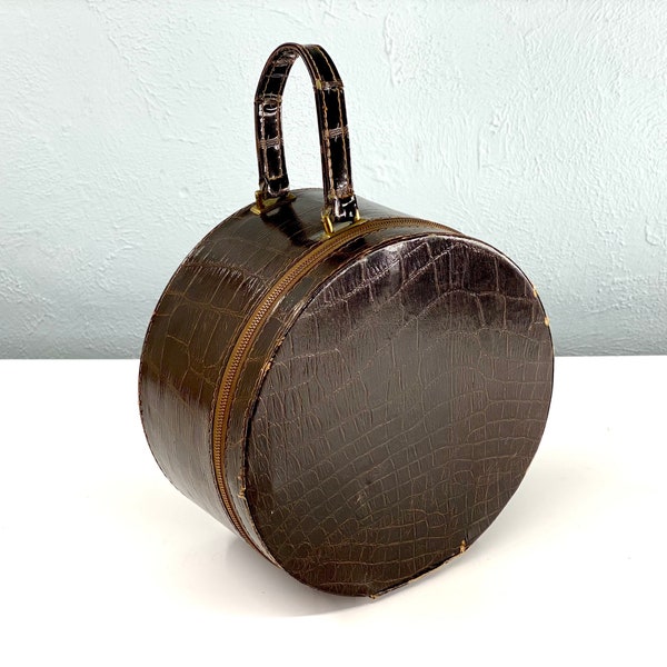 Round Hat Box - Etsy