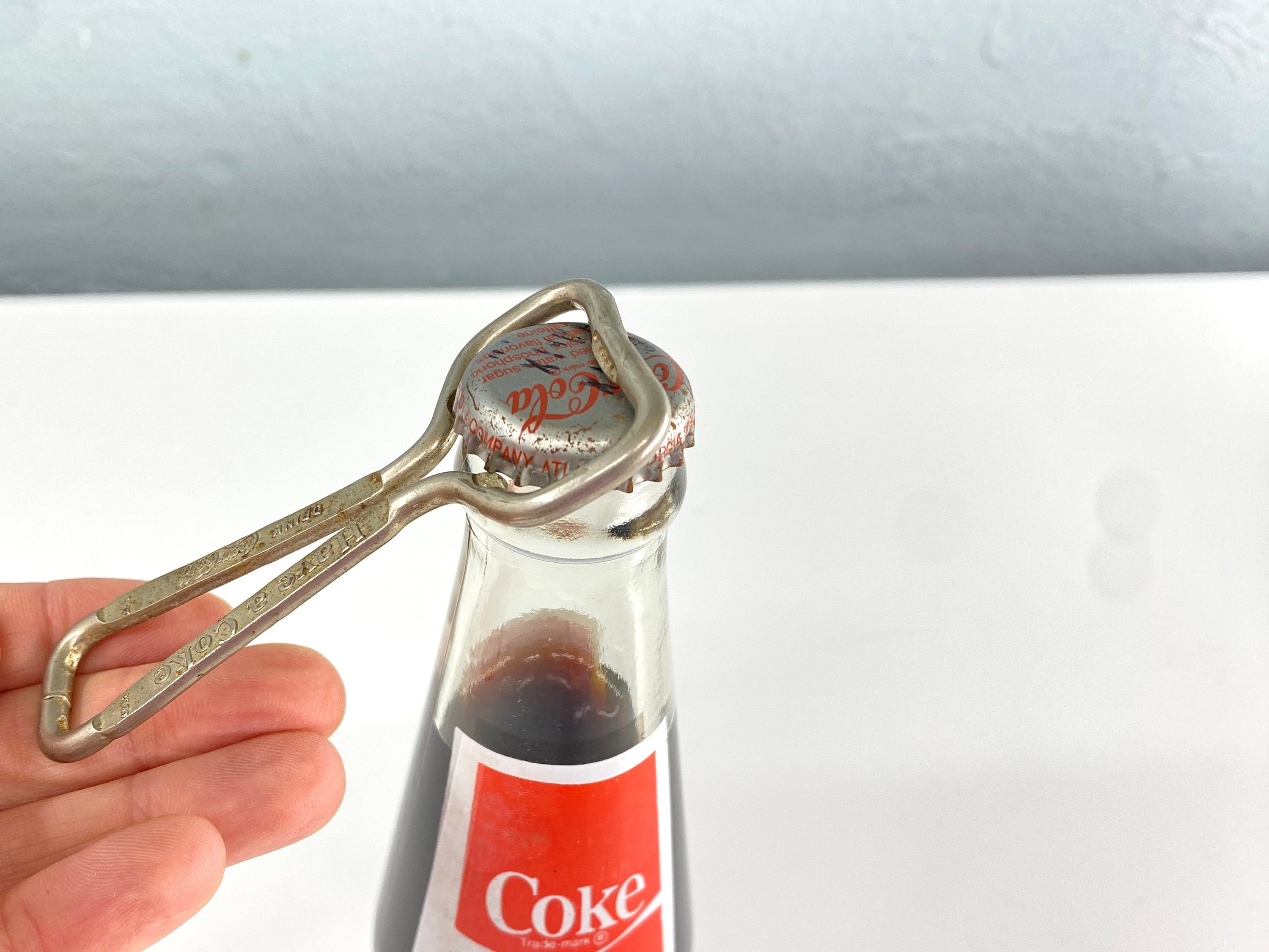 Vintage Coke Bottle Opener, Coca Cola Church Key - Etsy