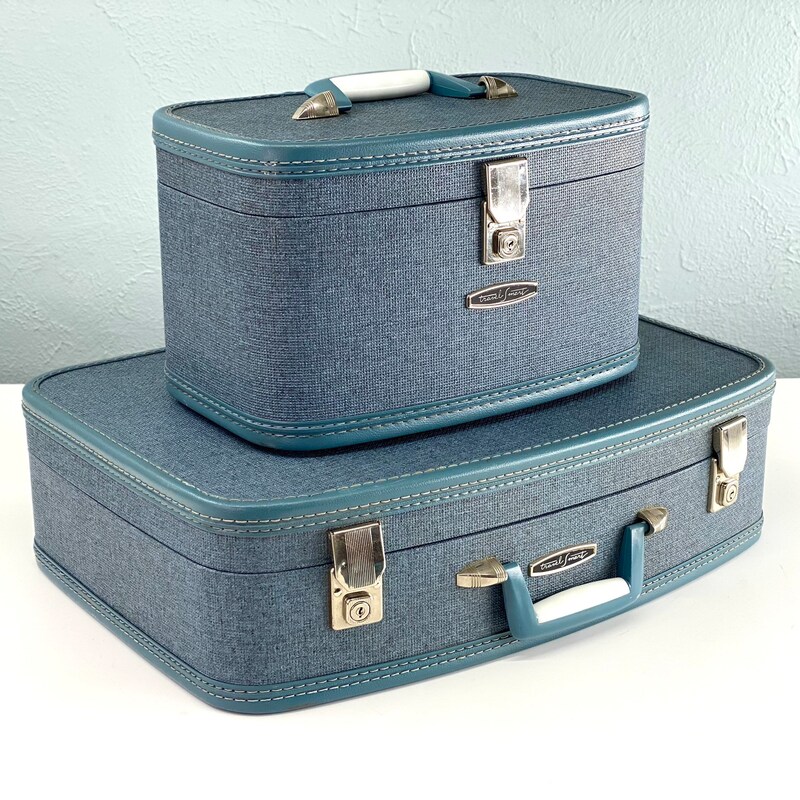 Stacking Suitcases - Etsy