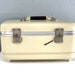 Vintage White Train Case by Wayfarer, Vintage Luggage, Small Cosmetic ...