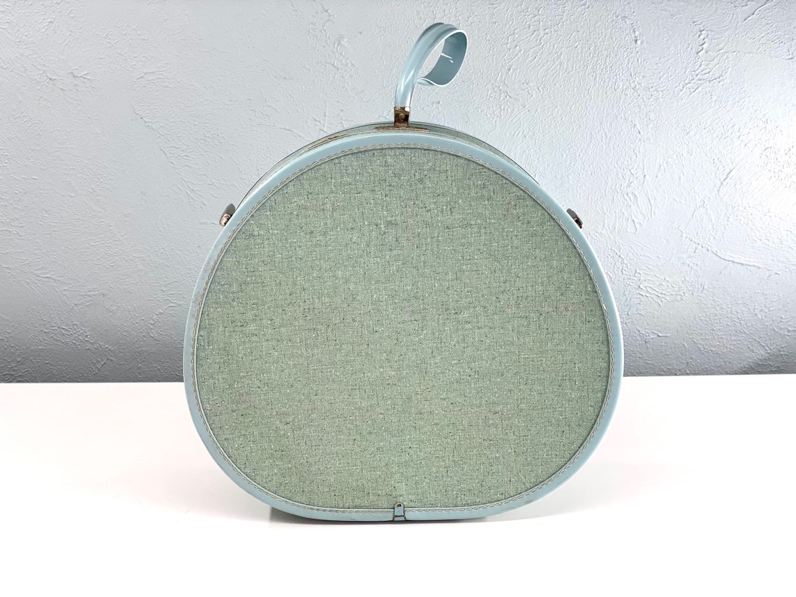 Vintage Round Royal Traveller Hat Box, Round Samsonite Luggage, Hatbox ...