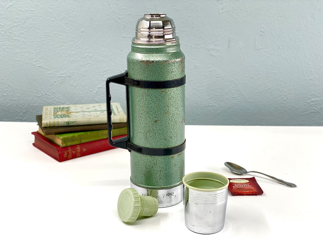 Vintage Aladdin Stanely Thermos Vacuum Sealed Thermal Bottle 32 Oz ...