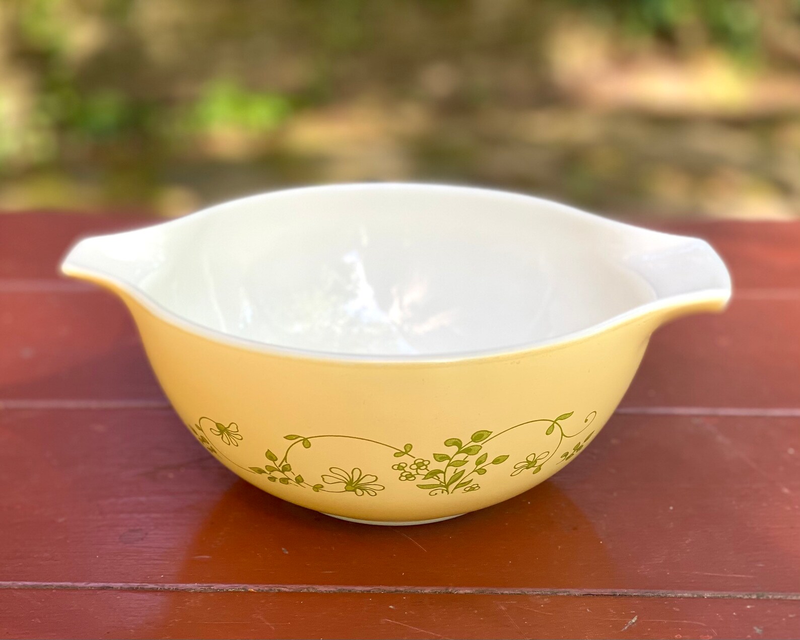 Shenandoah Pyrex Bowl, Pyrex, 1980s Vintage Pyrex Batter Bowl, Flower ...