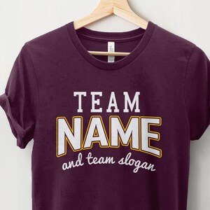 Custom Team Shirts | Personalized Tshirts With Customized Text ...