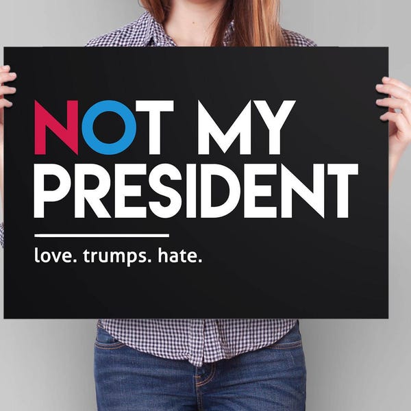 Anti Trump Sign - Etsy