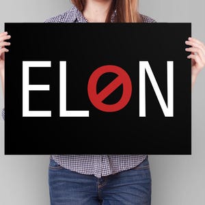 Anti Elon Protest Poster: Printable Activist Sign (digital Download) - Etsy