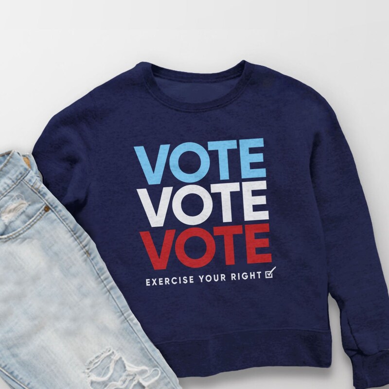Vote Sweatshirt - Etsy