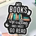 Book Sticker for Water Bottle Laptop, Sticker for Readers, Reading ...