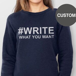 Personalized Sweatshirt With Custom Text, Hoodie, Personalized Hoodie ...