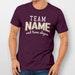 Custom Team Shirts Personalized Tshirts with Customized | Etsy