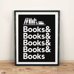 Classroom Artwork, PRINTABLE Book Poster, Reading Art Print, English ...