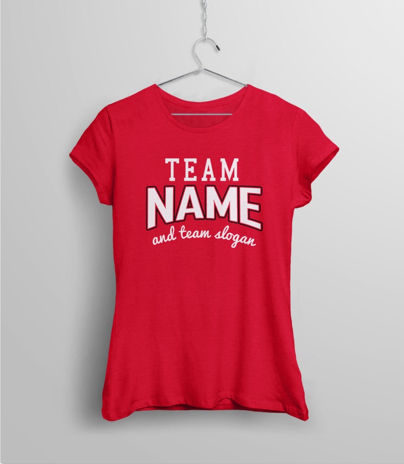Custom Team Shirts Personalized Tshirts with Customized | Etsy